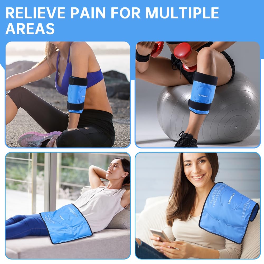 Mua Large Ice Pack for Knee Pain Relief, 19" x 10" Knee Ice Pack Wrap ...