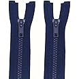 Amazon.com: MebuZip 2PCS #5 28 Inch Separating Jacket Zippers Resin Zipper Molded Plastic ...