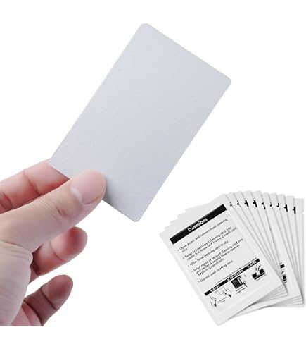 Card Swiper 100 PCS Credit Card Reader Cleaning Cards - CR80 Dual Side ...