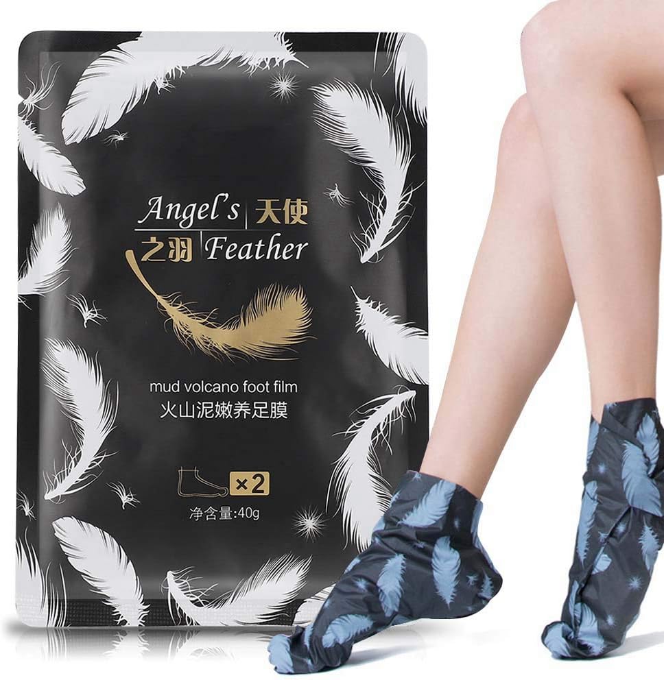 Foot Mask, Full-functional Deeply Moisturizing Volcanic Mud Feet Care ...