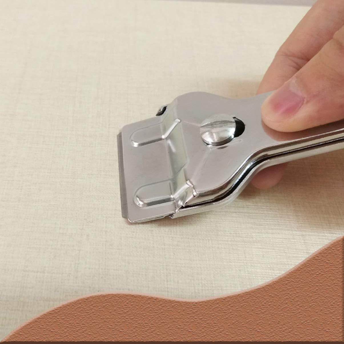 iplusmile Non- Scratch Hob Scraper, Smooth Top Cooktop Cleaning Scraper ...