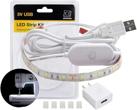 Sewing Machine Lights LED Strip kit,WENICE Machine Working LED Lights ...