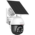 Amazon.com : DEKCO Solar Security Camera Outdoor Wireless, Battery ...