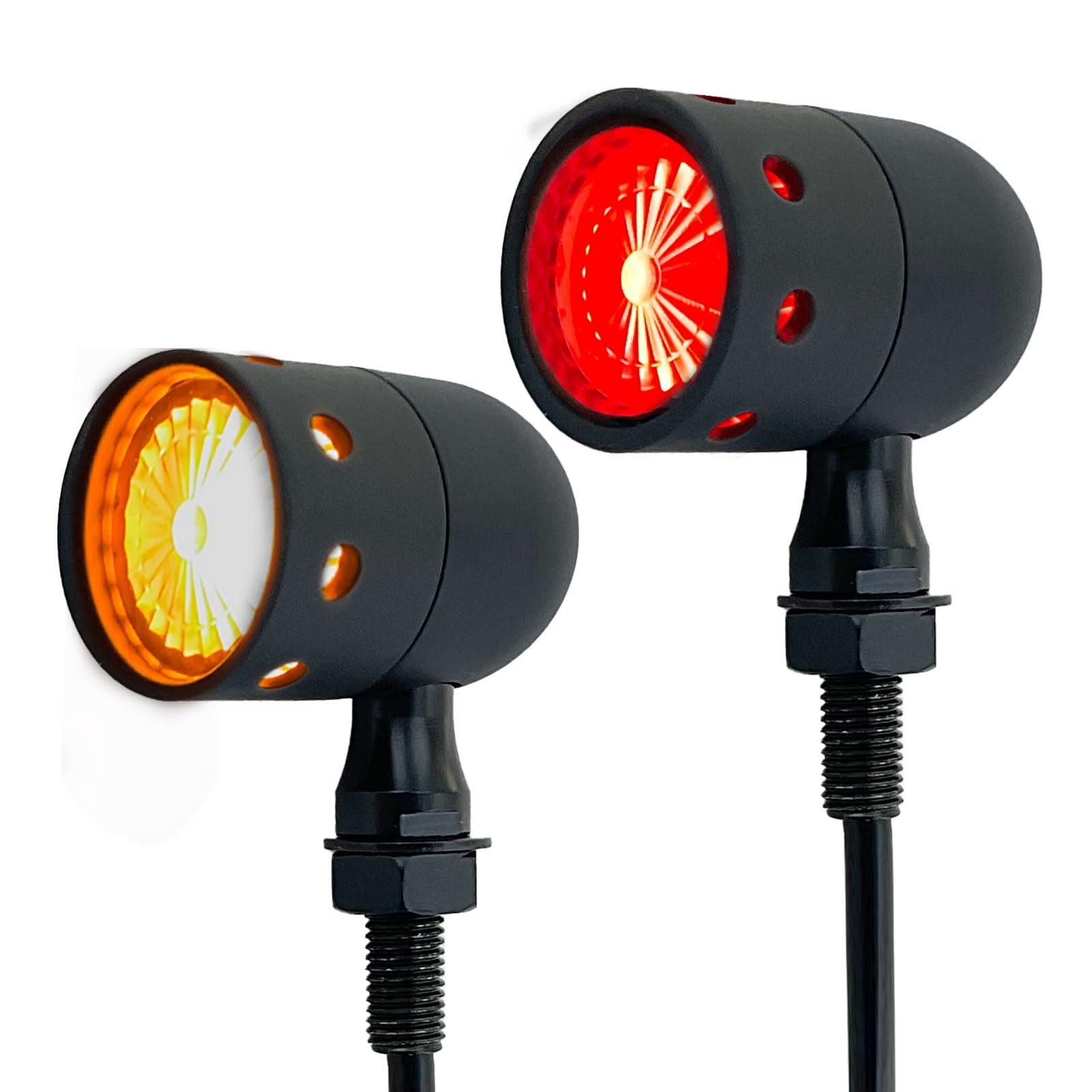 Mua Motorcycle LED Turn Signals With Brake Light 2 Pack - Custom Rear ...