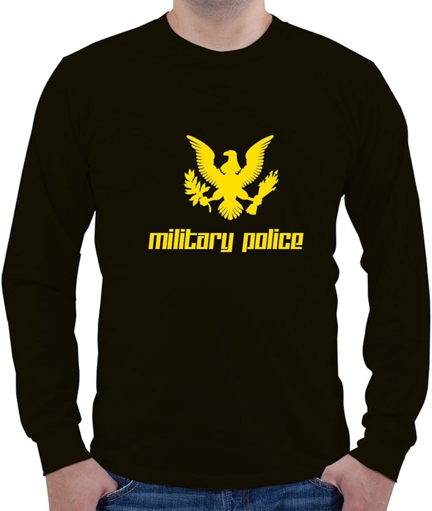 Amazon.com: ShirtMania MILITARY POLICE Police Cop Unisex Long Sleeve ...