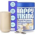 Amazon.com: Happy Viking Vanilla Plant Protein Powder, Created by Venus ...