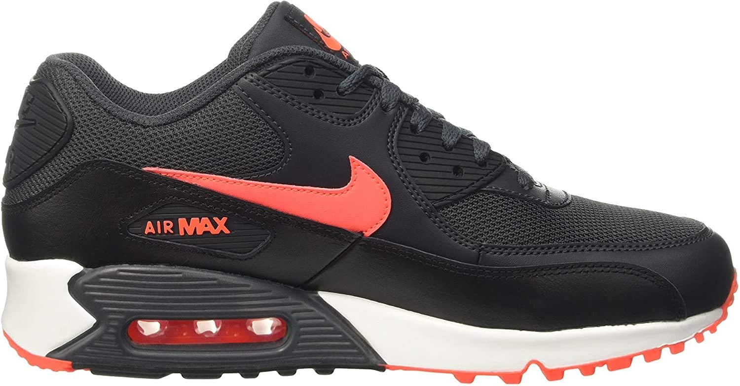 Nike Air Max 90 Essential, Men's Trainers, Black, 12 UK (47.5 EU ...