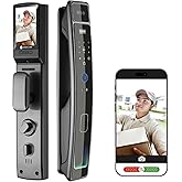 Amazon.com: We Technology 3D Face Recognition Smart Door Lock, WiFi Door Locks with Camera ...