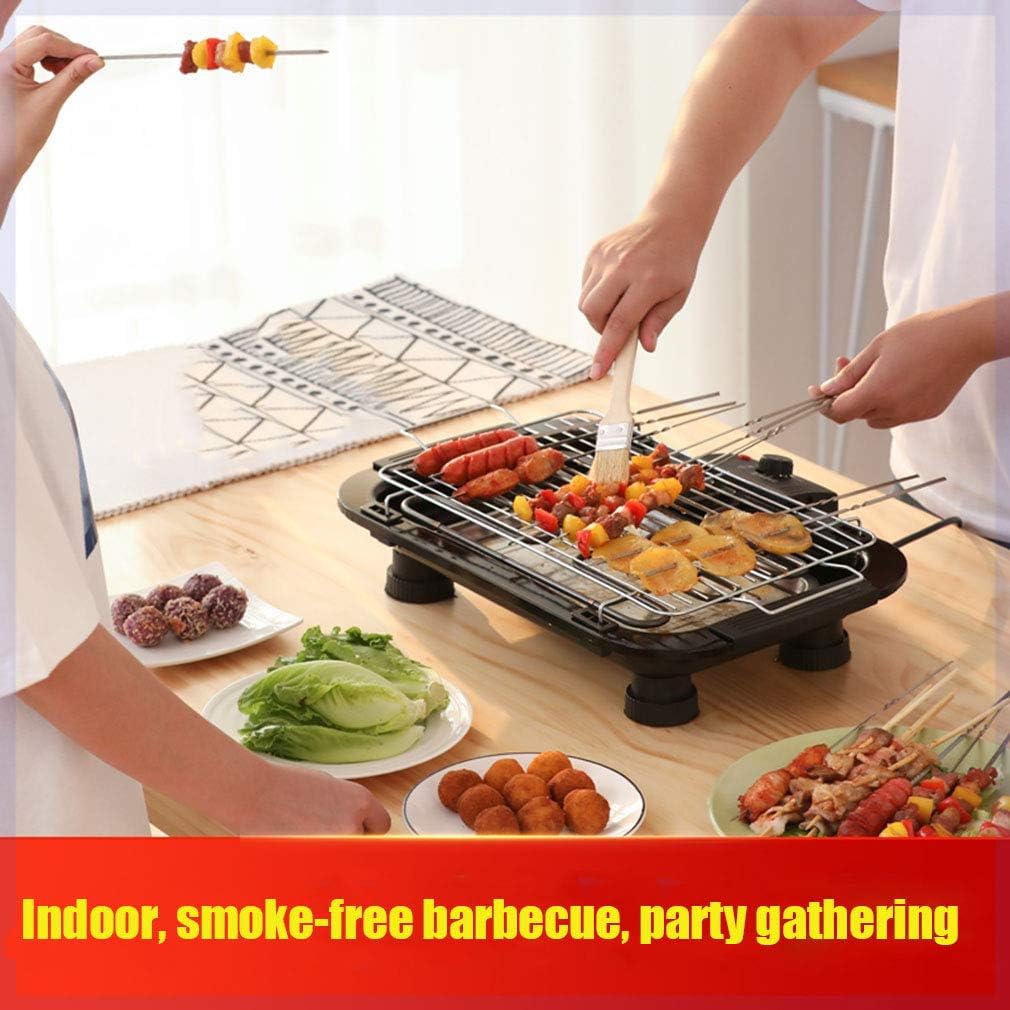 Review FYHJND Indoor Smokefree Electric Barbecue Grill Machine with ...