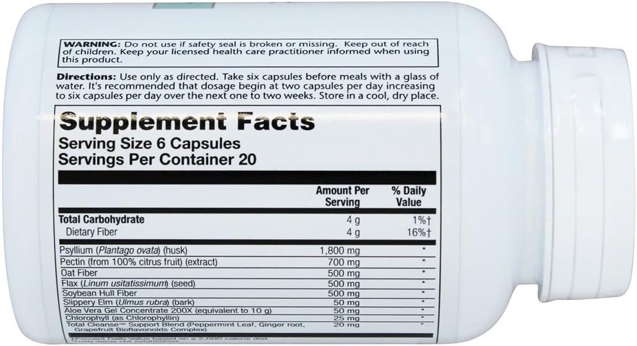 SOLARAY TOTAL CLEANSE DAILY FIBER - Northeast Nutrition