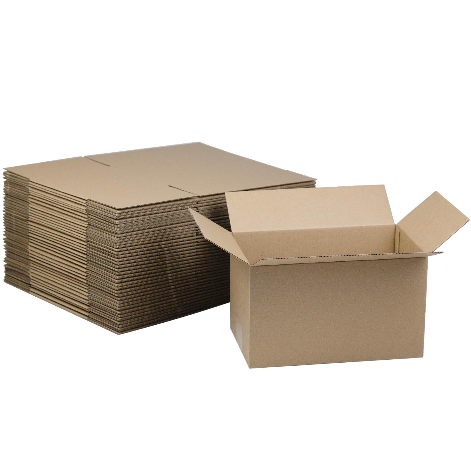 HESESOH 10x6x6 Inches Shipping Boxes Set of 40, Brown Corrugated ...