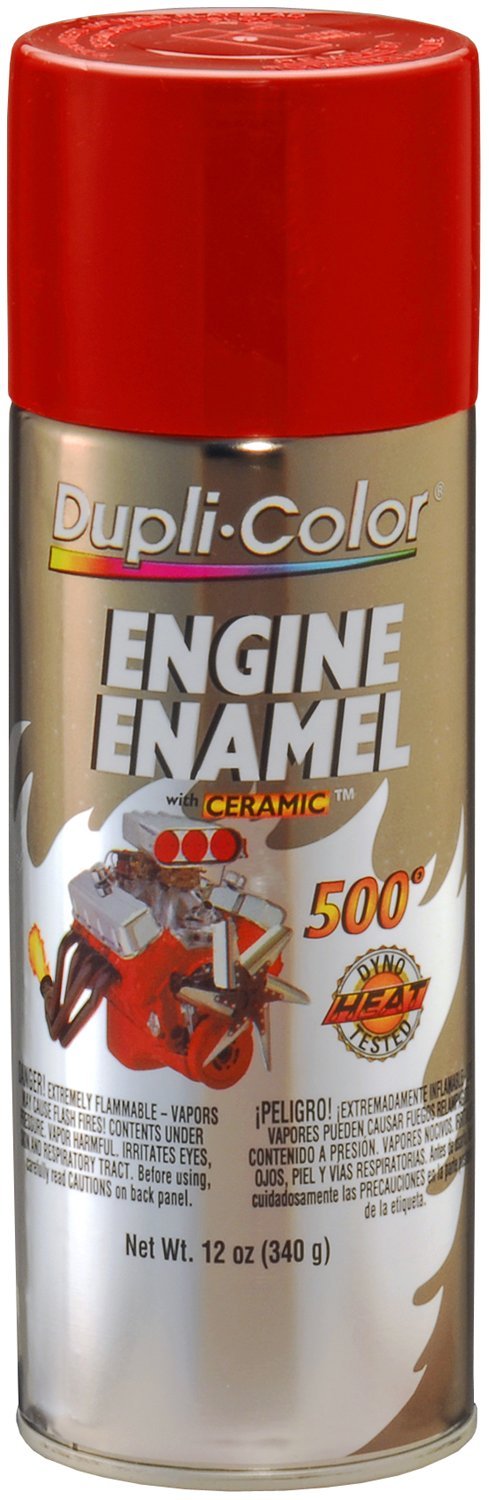 Dupli-Color DE1605 Ceramic Ford Red Engine Paint - 12 oz., Paint, Body ...