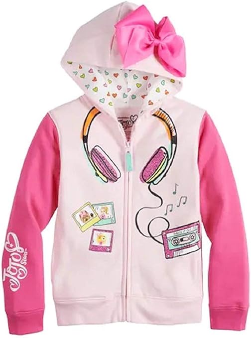 JoJo Siwa Girl's Hooded Sweatshirt: Amazon.co.uk: Clothing