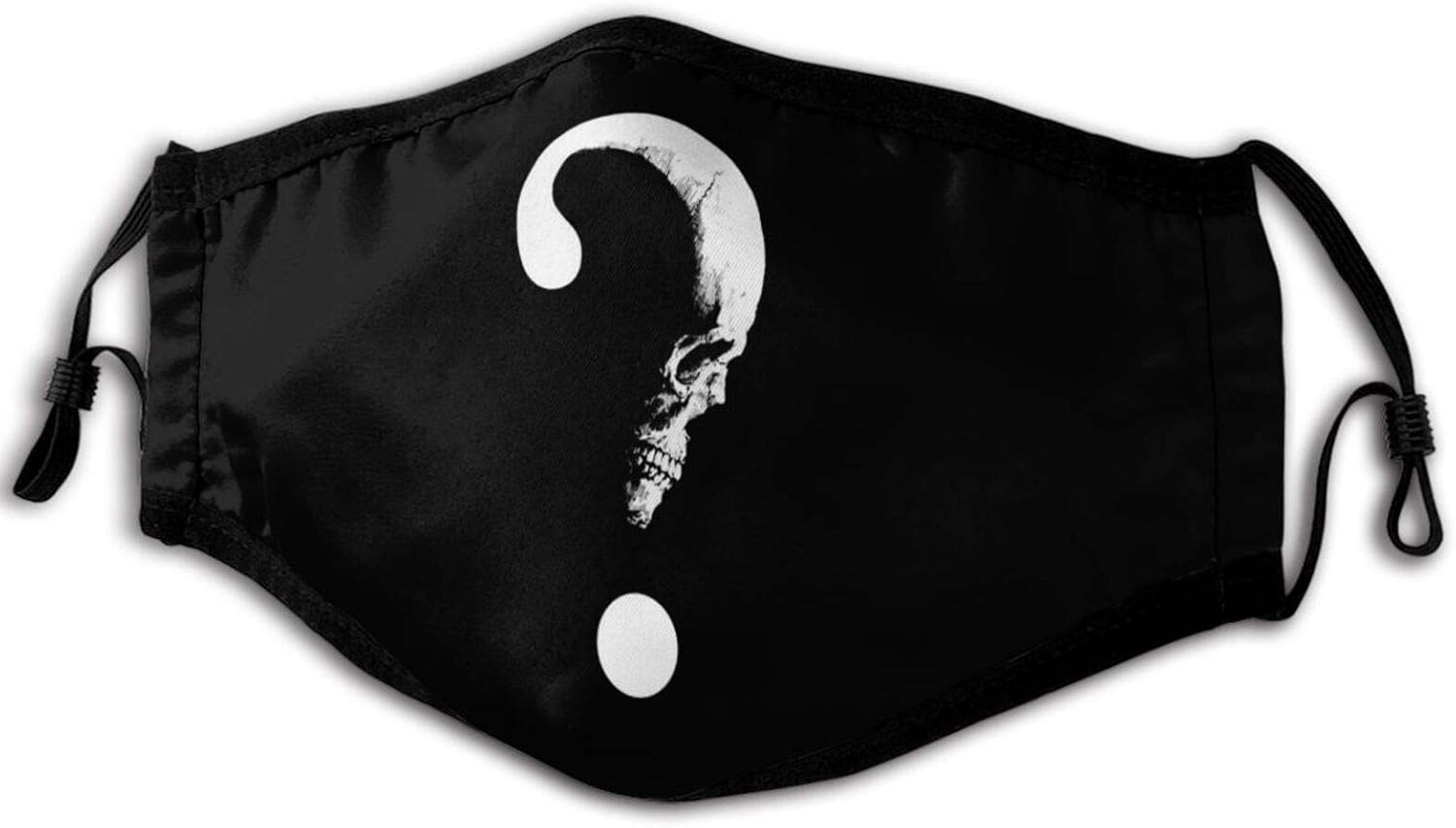 Amazon.com: Skull question mark Face Mask for Women Men Funny Design ...
