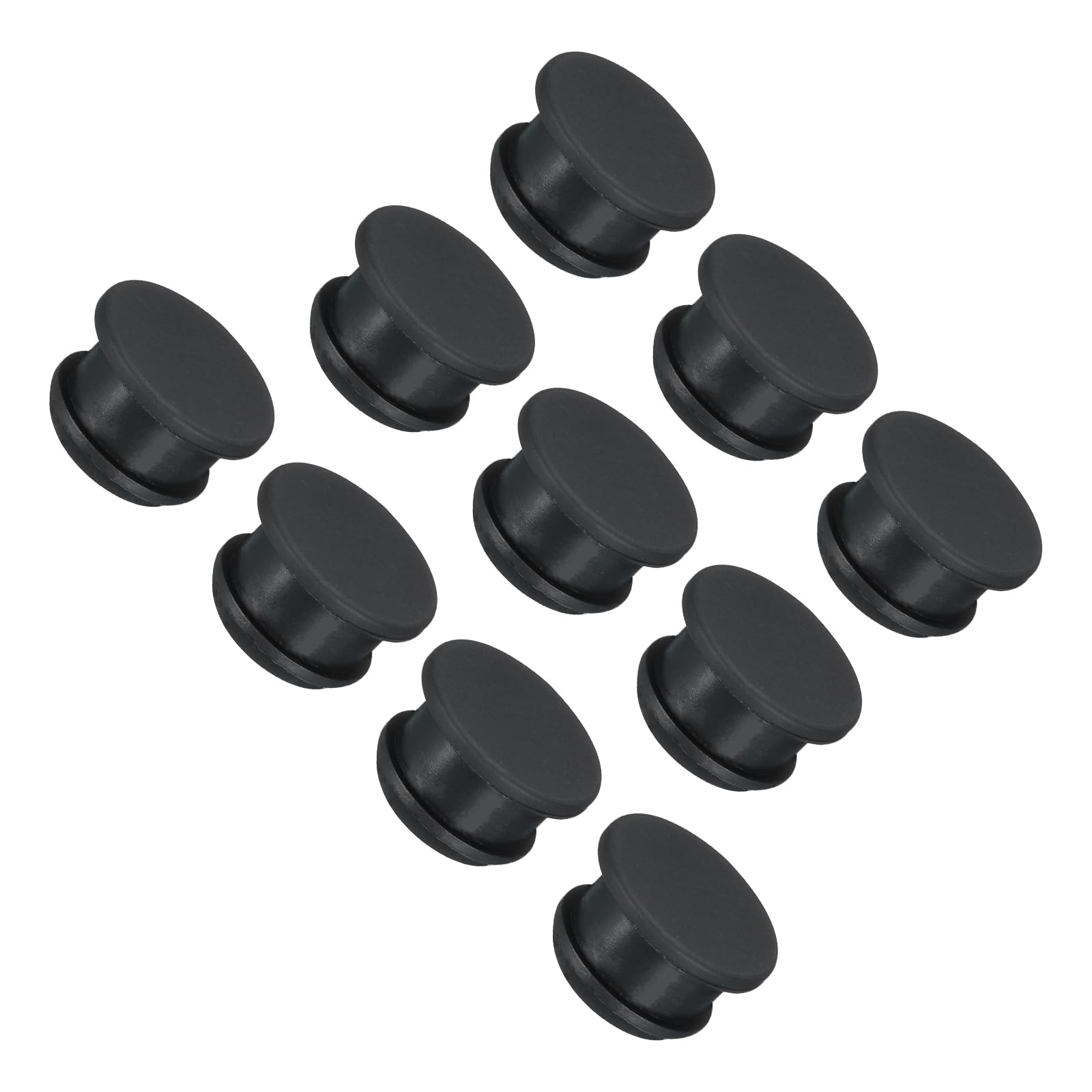 MECCANIXITY Silicone Snap in Locking Hole Plugs Rubber Panel Seal Cover ...