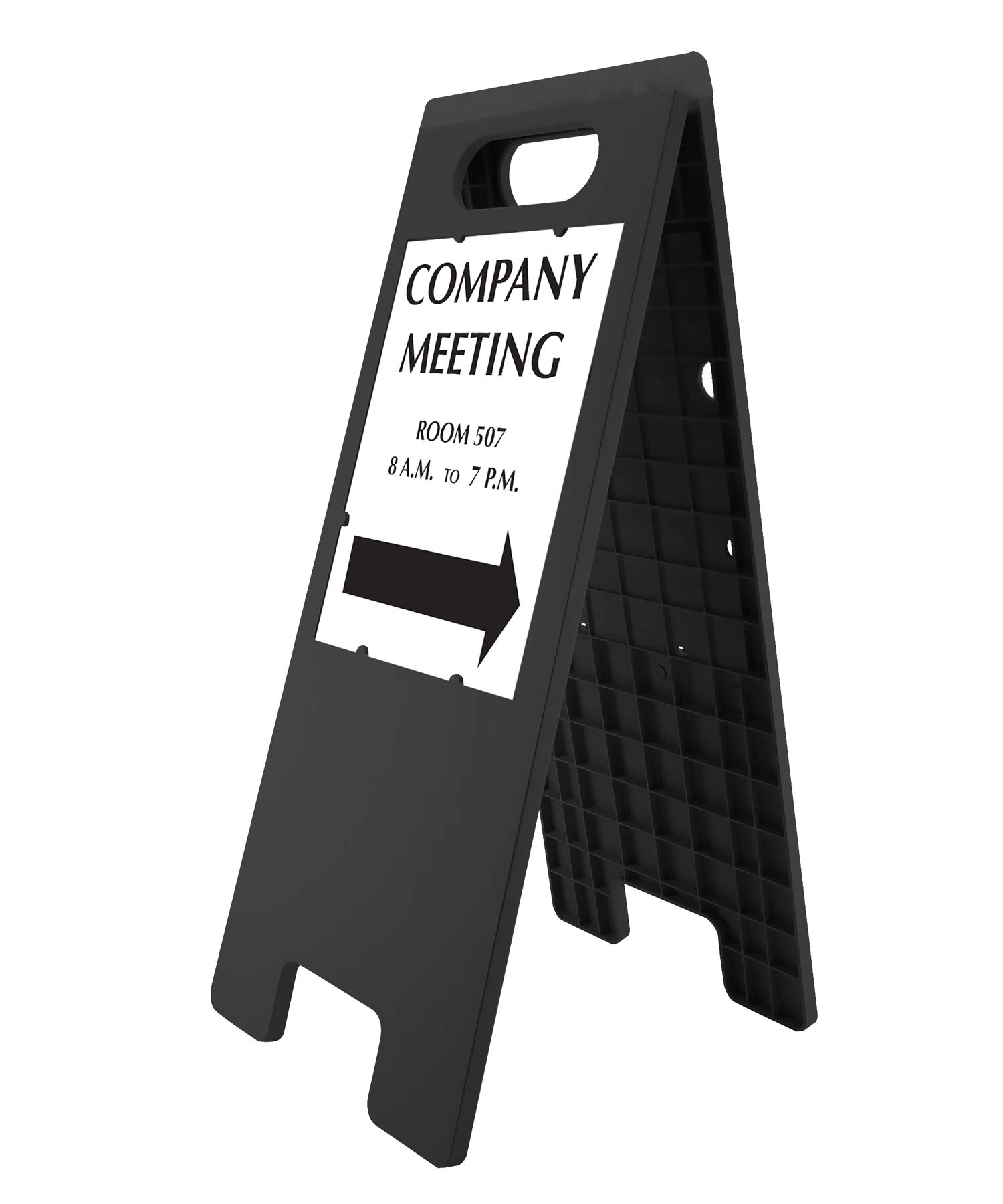 Headline Sign - Customizable Floor Tent Sign, Blank with 2 Double Sided ...