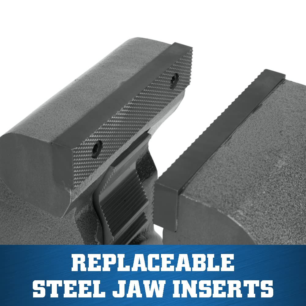 Mua Pipe & Bench Vise, 6" Jaw Width, 9" Max Jaw Opening, 6-5/8" Throat ...