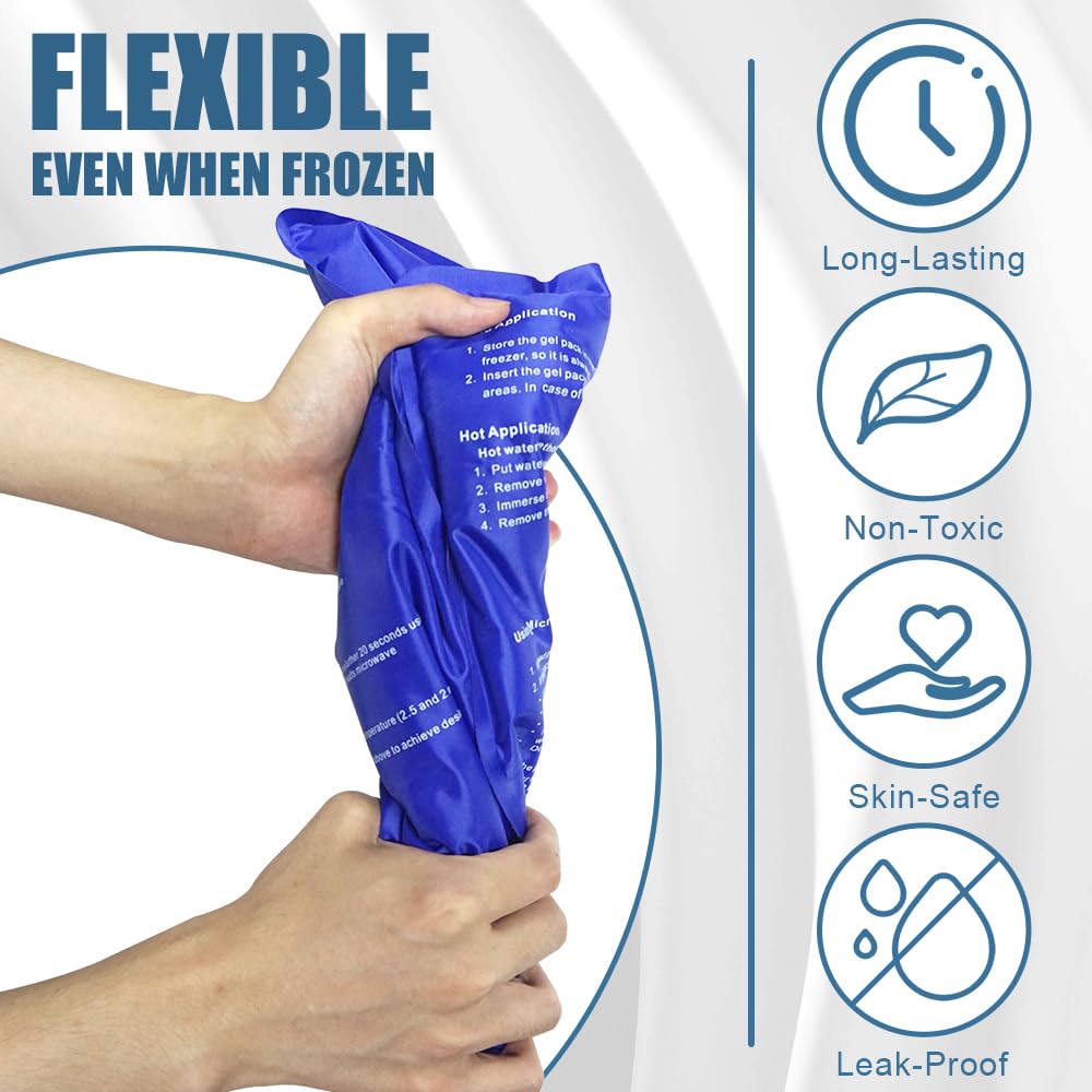 Mua RAINBOW Gel Ice Packs for Injuries Reusable, Hot Cold Therapy Ice ...