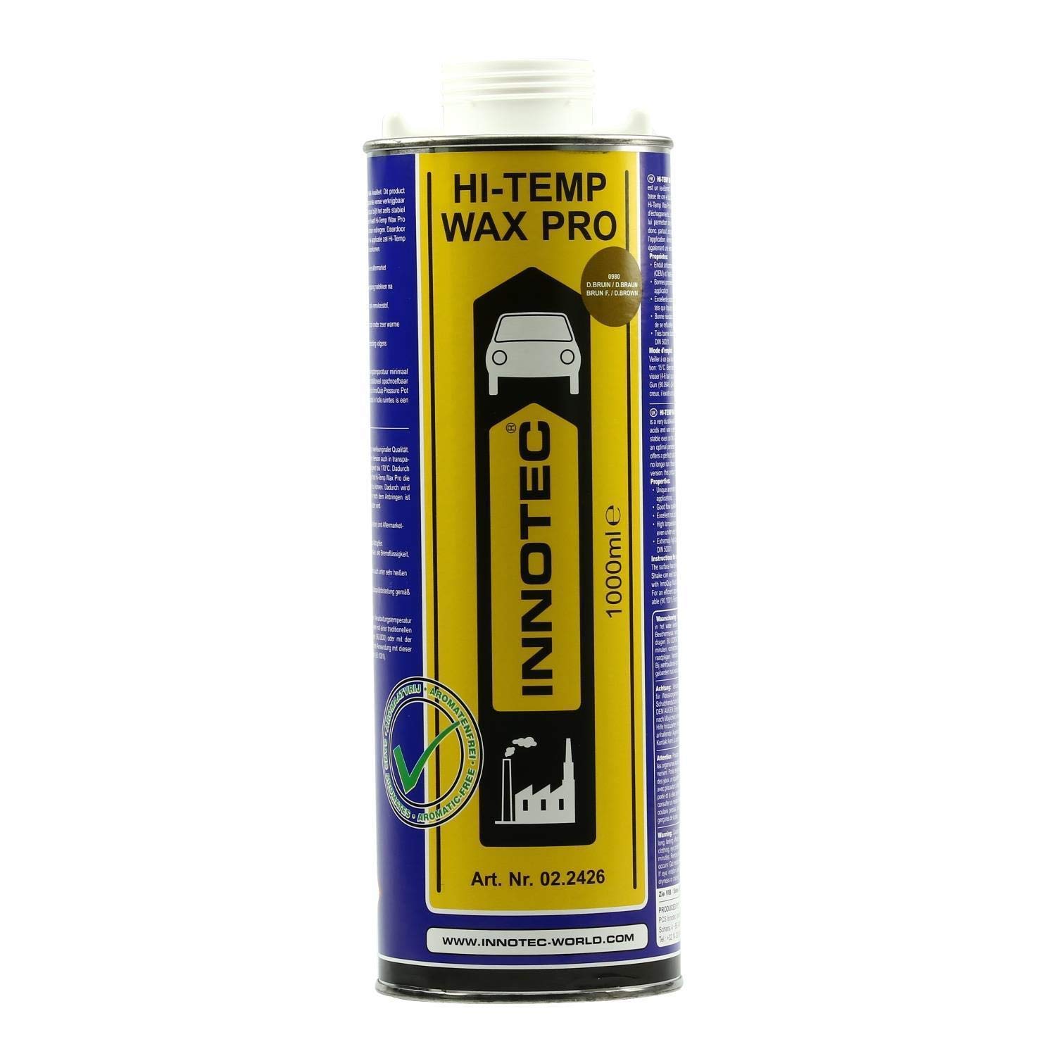 Innotec High-Temp Wax PRO, Rostschutz für Hohlräume, braun, 1 Liter ...