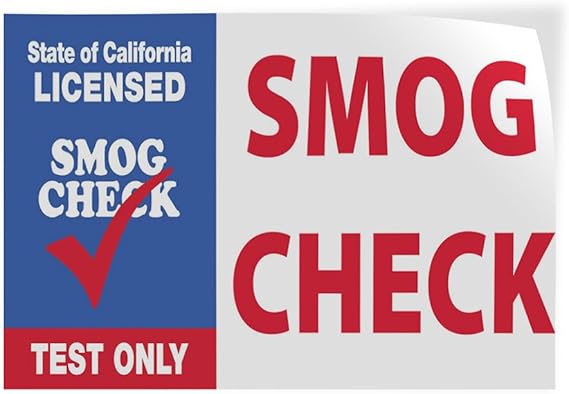Amazon.com: Decal Stickers Multiple Sizes California Licensed Smog ...