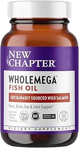 Amazon.com: New Chapter Wholemega Fish Oil Supplement Wild Alaskan ...