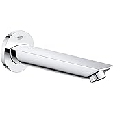 Grohe 13286000 BauLoop Tub Spout in Starlight Chrome - Tub Filler ...