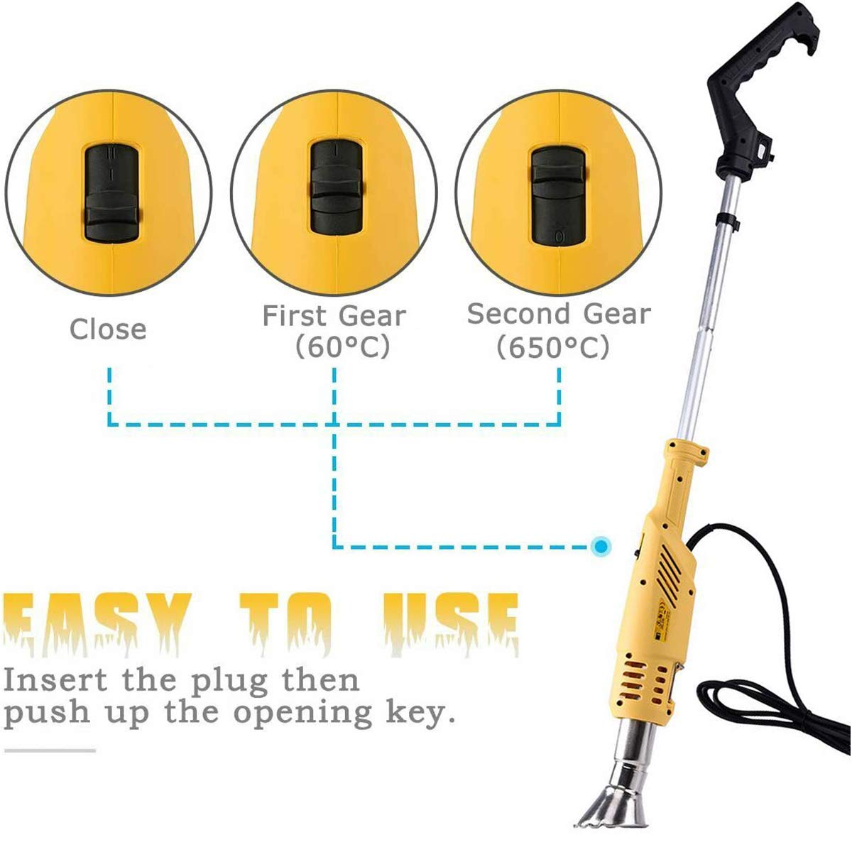 Weed Killer Electric, Eco Weed Burner, BBQ Igniter Stick With 2000w ...