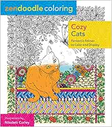Amazon.com: Zendoodle Coloring: Cozy Cats: Fantastic Felines to Color ...
