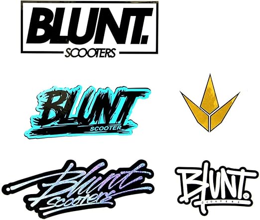 Blunt Scooters 5 Piece Sticker Pack: Amazon.co.uk: Sports & Outdoors