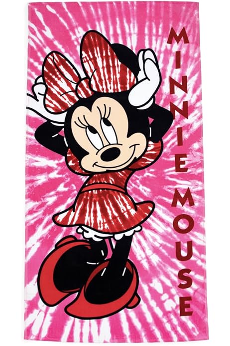 Red Minnie Mouse Towel