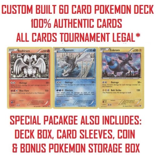 Buy OUTRAGE - Custom Pokemon Deck! 60 Card Water, Lightning and Fire ...