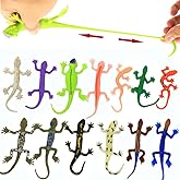 Amazon.com: Lizards Toys,8 Piece Mini Rubber Lizard Set,Super Stretches ...