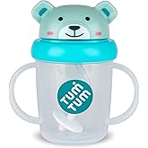 Amazon.com: TUM TUM Tippy Up Free Flow Sippy Cup (No Valve), Sippy Cup ...