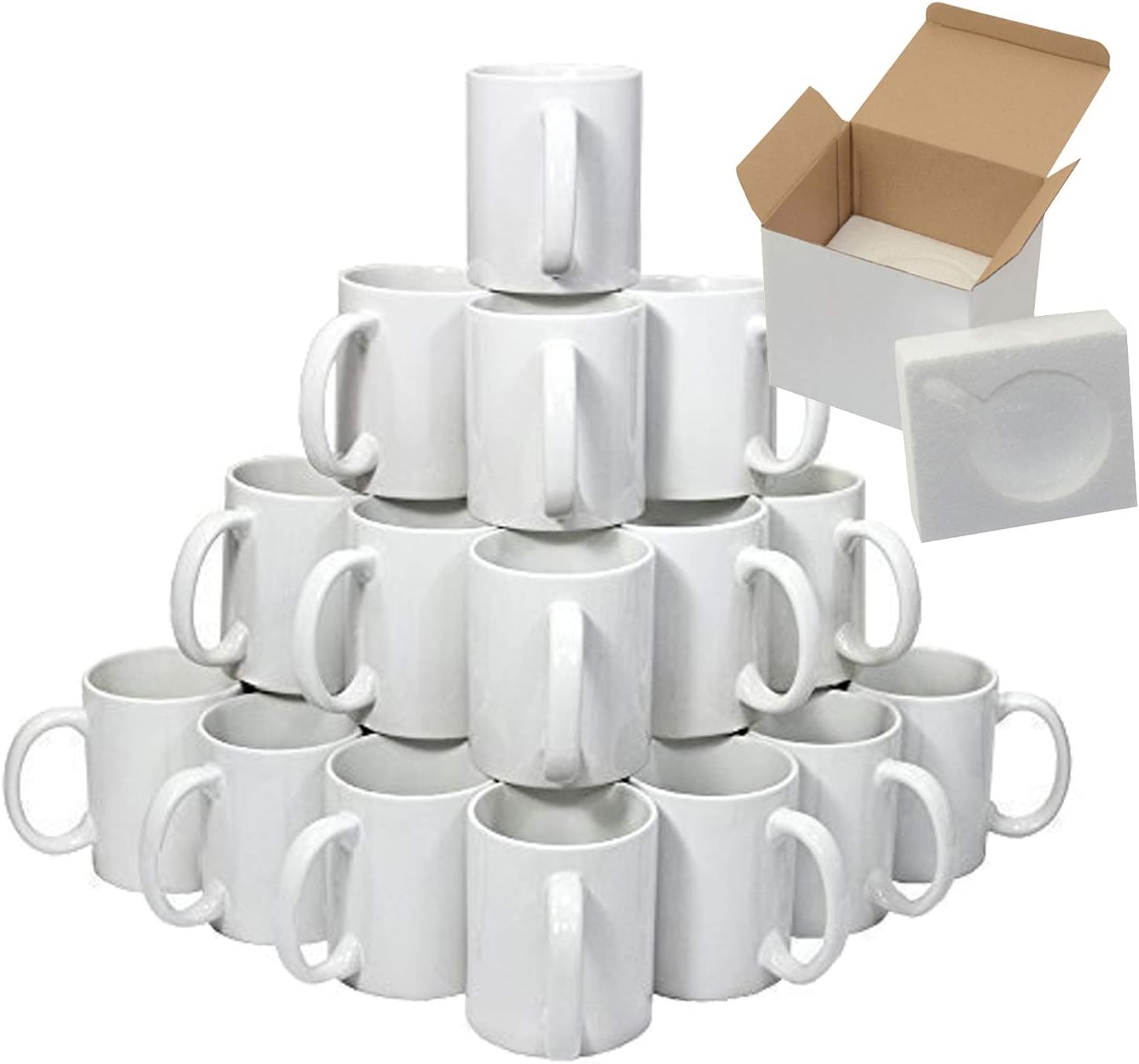 Tasses à sublimation de 425 ml avec boîte cadeau. Mugs - Boite carton ...