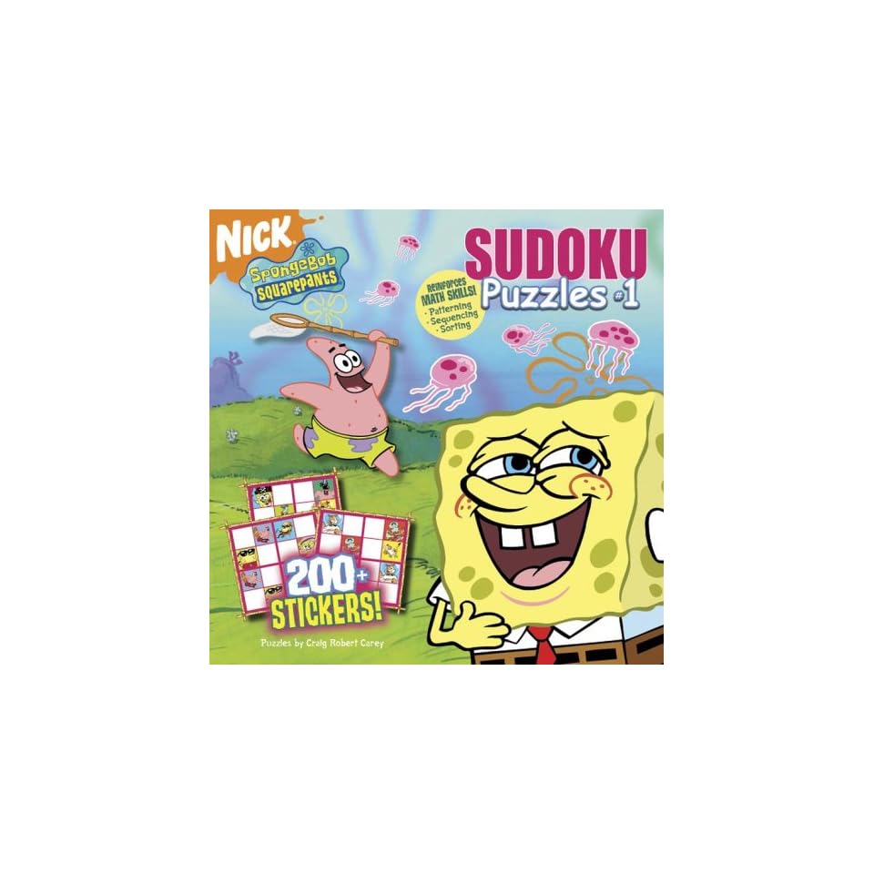 Sudoku Puzzles #1 (Nick Spongebob Squarepants (Simon Spotlight on PopScreen