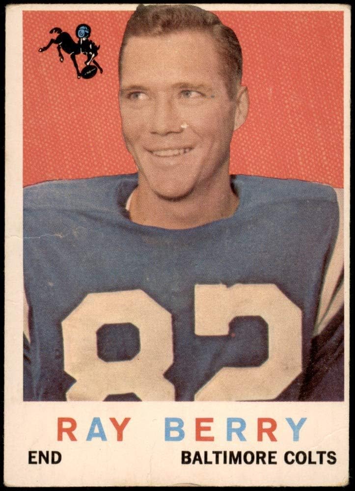 Amazon.com: 1959 Topps # 55 Raymond Berry Baltimore Colts (Football ...