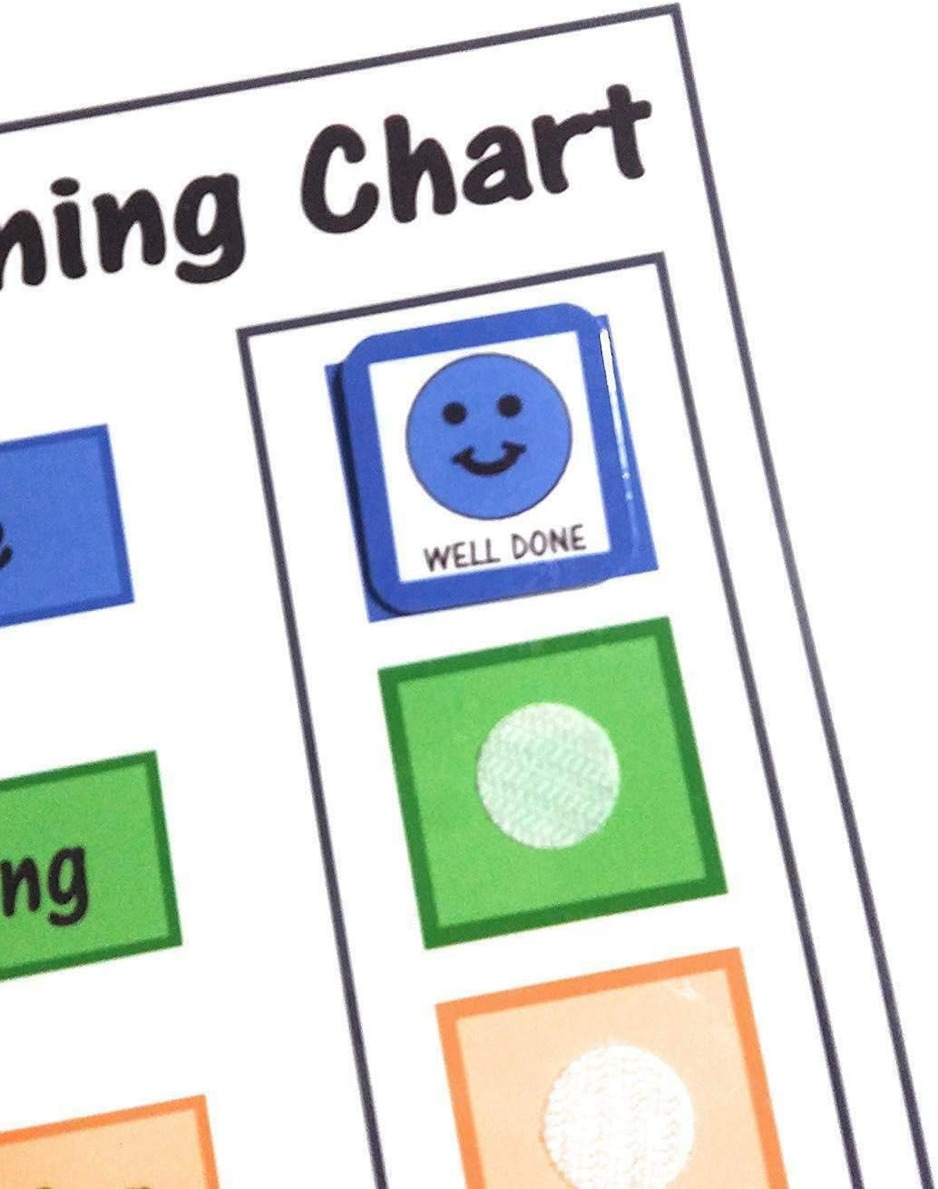 kids2learn Children’s Traffic Light Faces Behaviour Reward Chart ...