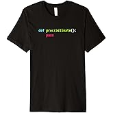 Amazon.com: Funny Python Code Pun Design - def procrastinate pass T ...