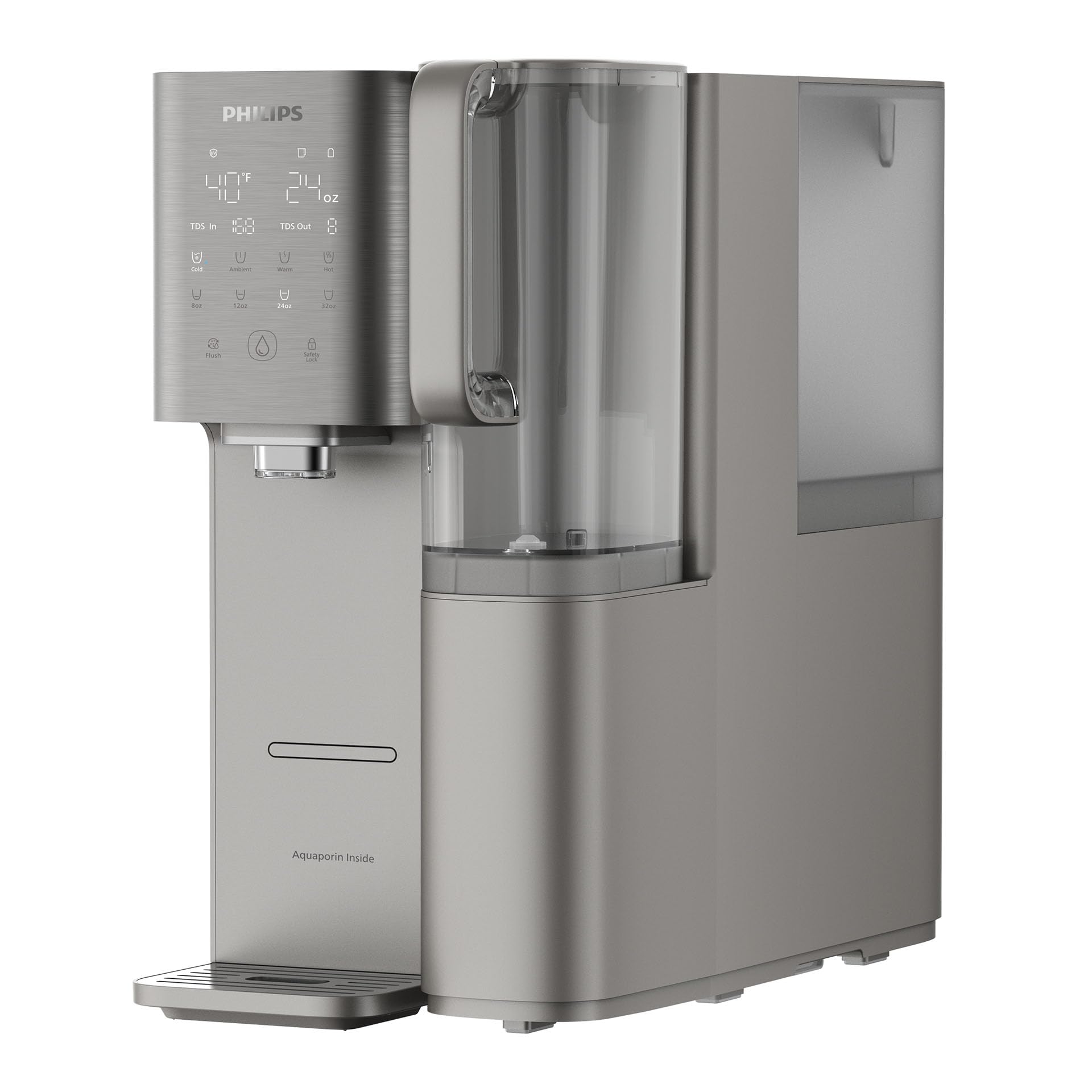 Reverse Osmosis Water Filter Countertop, Philips 40°F Cold Water RO ...