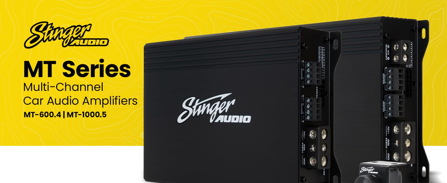 Mua STINGER Audio MT-1000.5 1200 Watt RMS 5-Channel Car Audio Amplifier ...