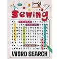 Sewing Word Search: +1000 Sewing Themed Word Searches, Gifts for Sewing ...