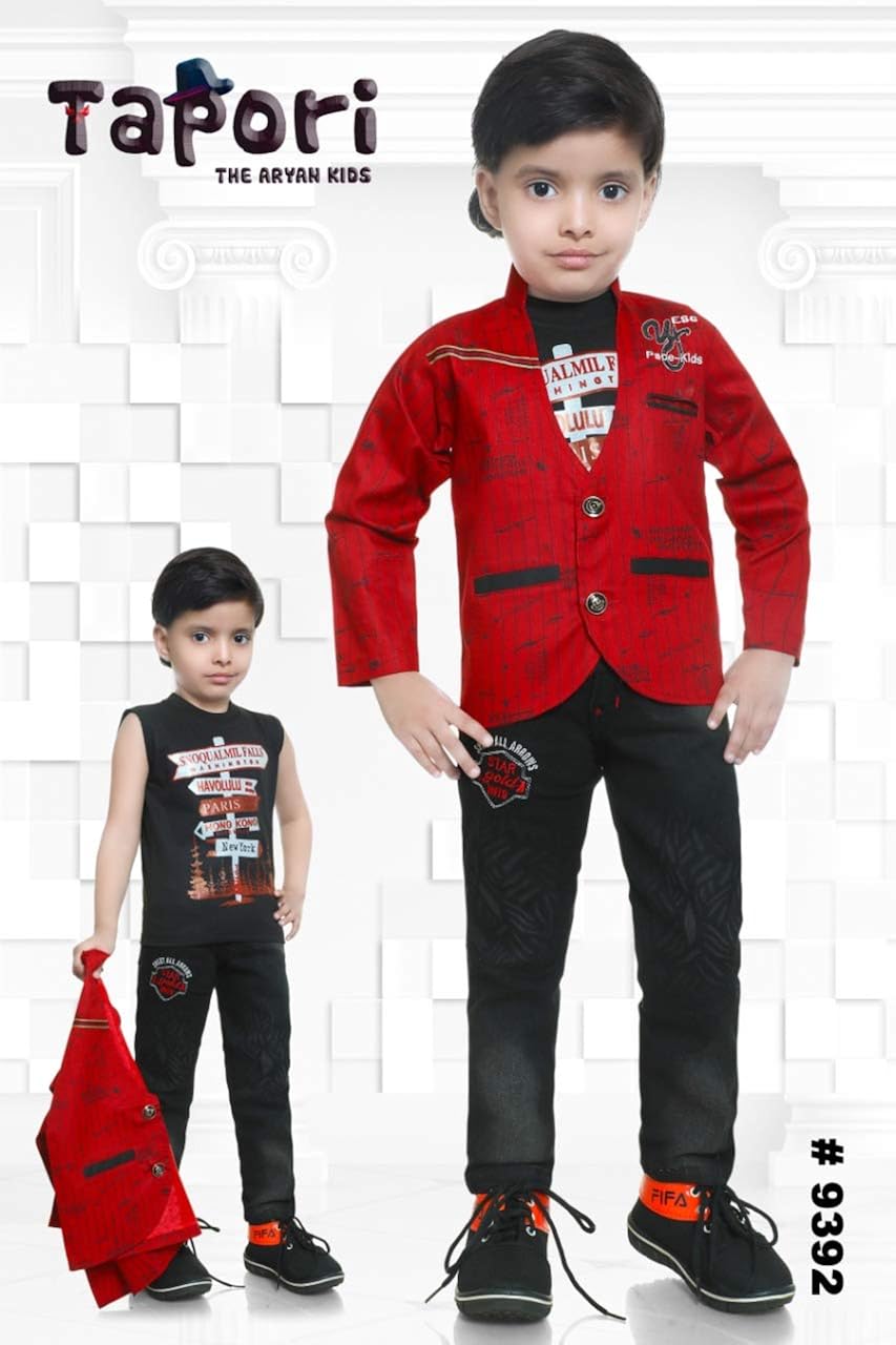 Buy Aryan Boy's Regular Fit 3-piece Suit at Amazon.in