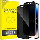 JETech Protector de Pantalla Privacidad Cobertura Completo para iPhone 14 Pro Max 6,7 Pulgadas ...