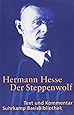 Der Steppenwolf (Suhrkamp BasisBibliothek): Amazon.de: Hermann Hesse ...
