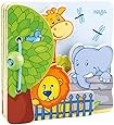 Amazon.com: HABA Farm Friends Wooden Book with Easy Turn Pages - Ages ...