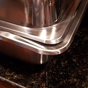 Amazon.com: Rectangular Chafing Dish Full Size Chafer Dish Set 8 Pack ...