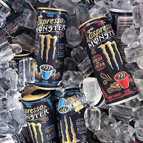 Monster Energy Espresso Monster Vanilla Cream, Espresso Energy Drink, 8 ...