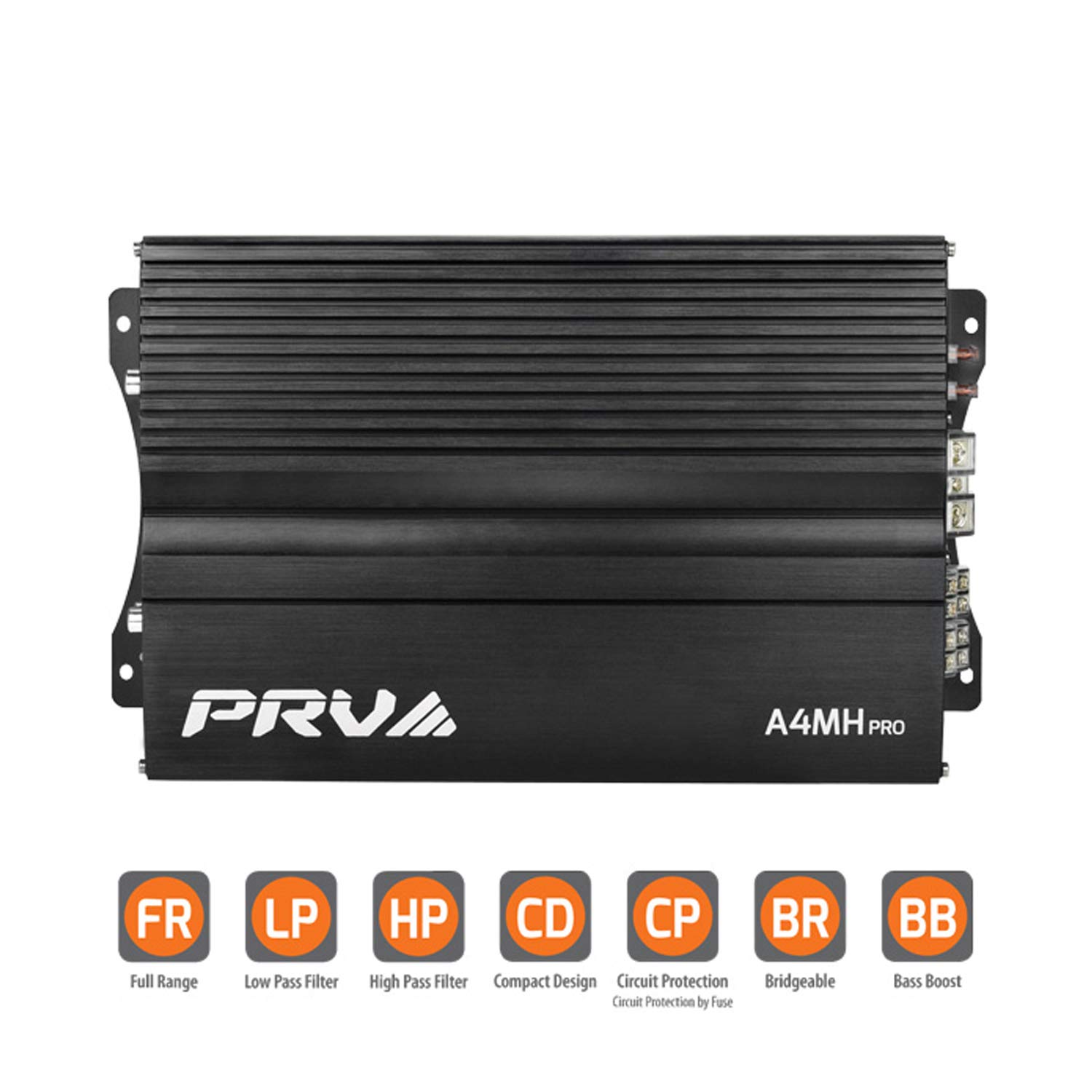 Buy PRV AUDIO A4MH PRO 650 Watts Class AB 4 Channel Full Range Compact ...