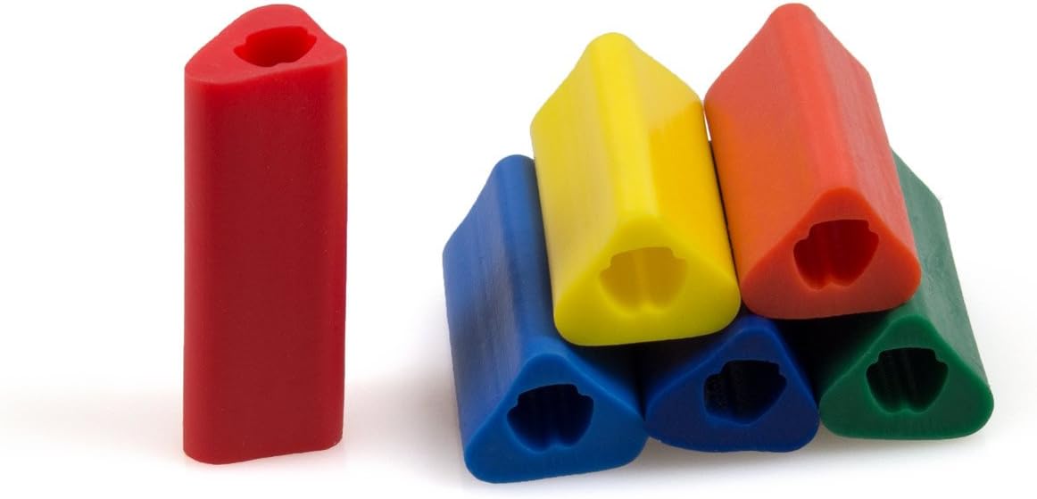 6er SPAR SET | Dreieckige Schreibhilfen für Stifte | Griffverdickung ...
