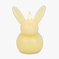 Amazon.com: Luminara Easter Bunny Candle- Lemon Chiffon 3.2" x 3.2" x 5 ...